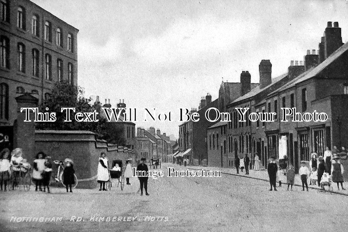 NT 57 - Nottingham Road, Kimberley, Nottinghamshire c1907 – JB Archive