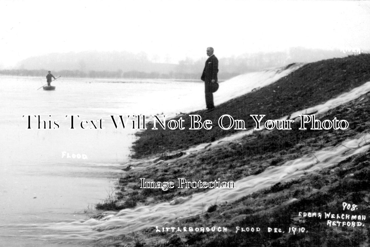 NT 577 - Littleborough Flood, Nottinghamshire 1910 – JB Archive