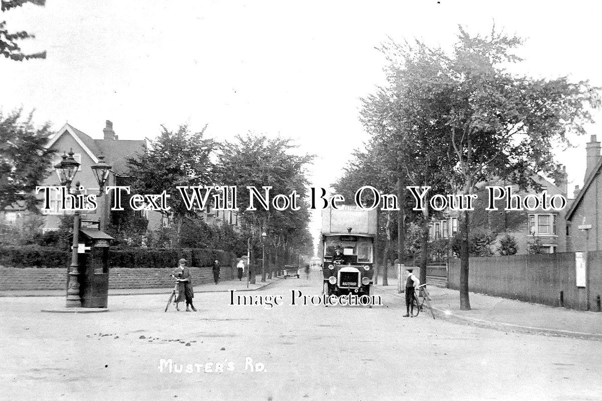 NT 639 - Musters Road, West Bridgford, Nottingham, Nottinghamshire c19 ...