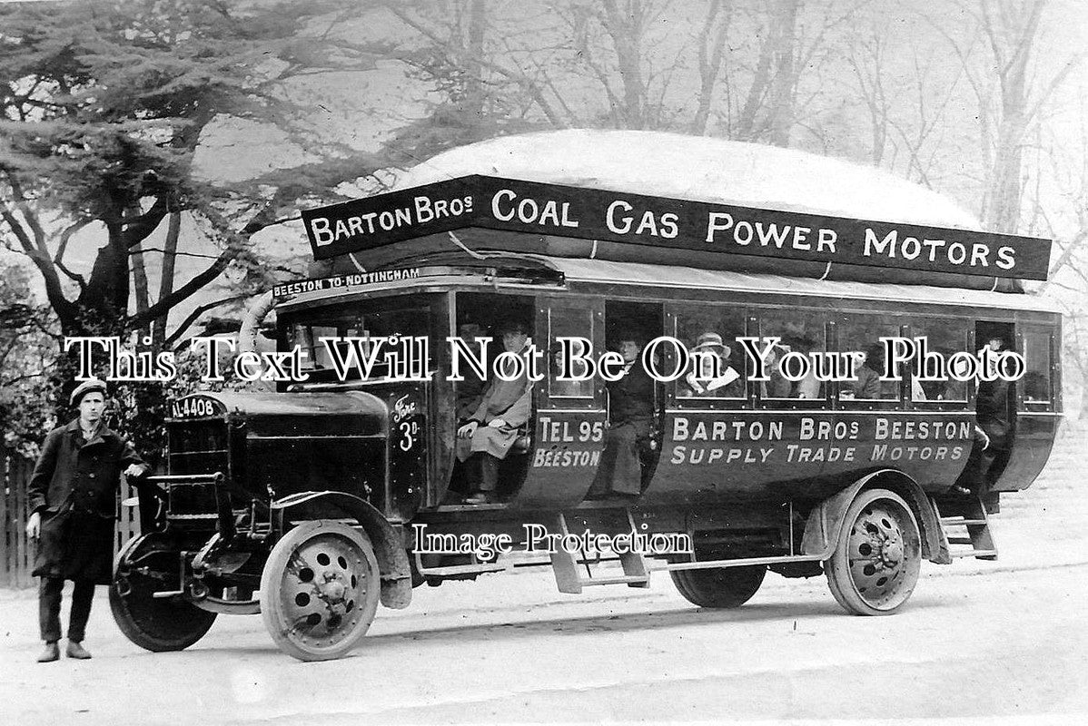 NT 68 - Barton Coal Gas Powered Bus, Beeston, Nottinghamshire – JB Archive