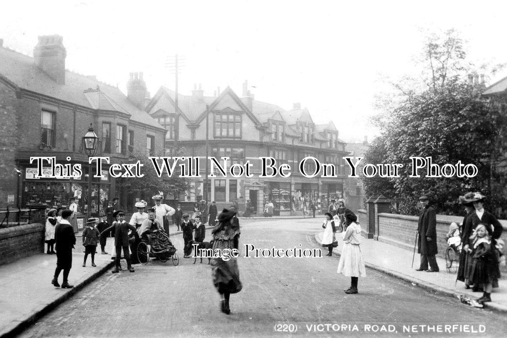 NT 690 - Victoria Road, Netherfield, Nottinghamshire c1907 – JB Archive