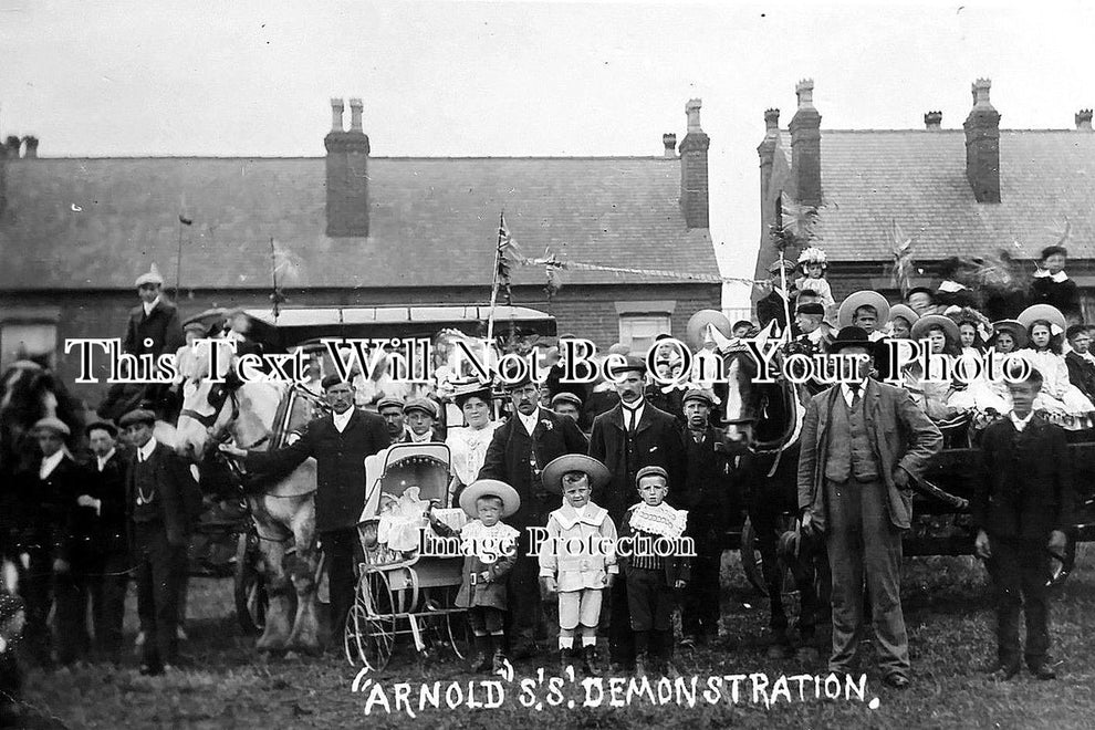 NT 71 - Sunday School Demonstration, Arnold, Nottingham c1910 – JB Archive