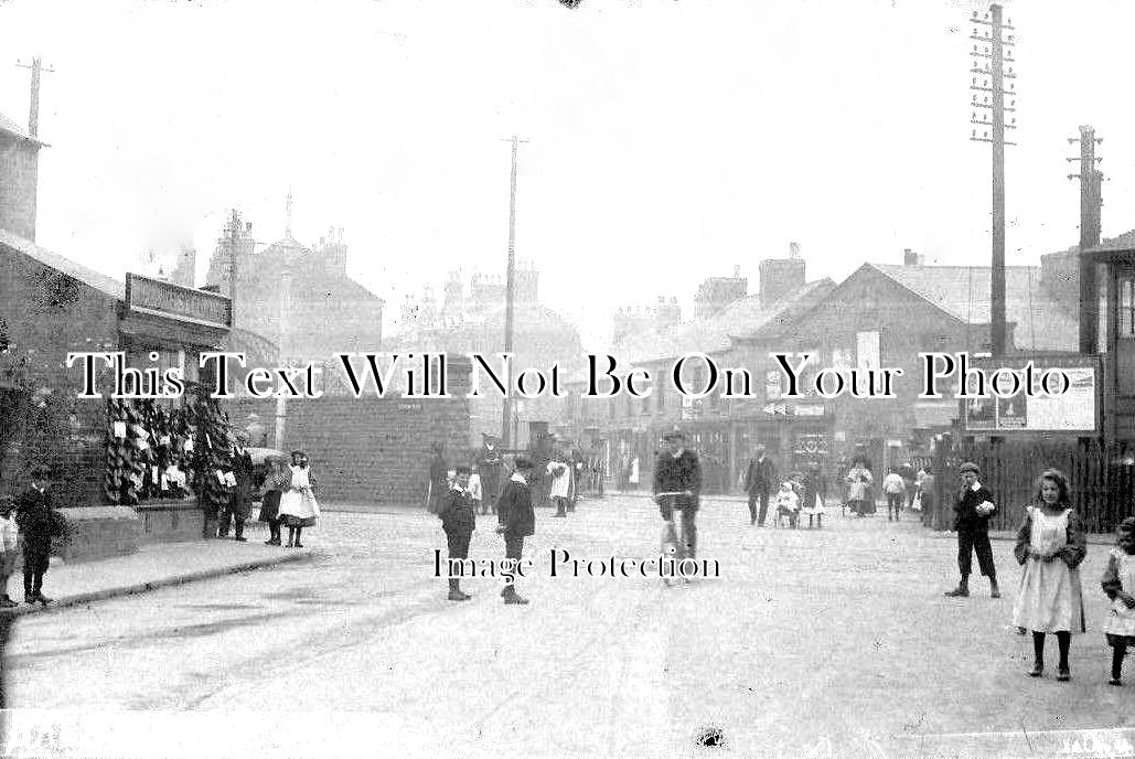 NT 735 - Basford Crossing, Nottingham, Nottinghamshire c1909 – JB Archive