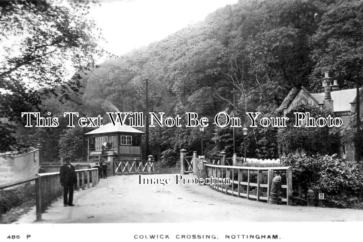 NT 835 - Colwick Railway Level Crossing, Nottingham, Nottinghamshire c ...