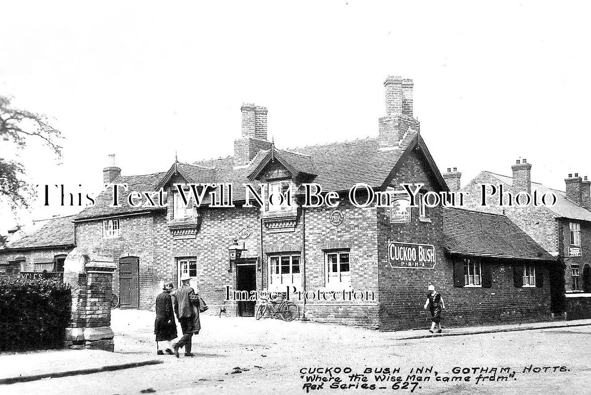 NT 888 - The Cuckoo Bush Inn, Gotham, Nottinghamshire c1924 – JB Archive
