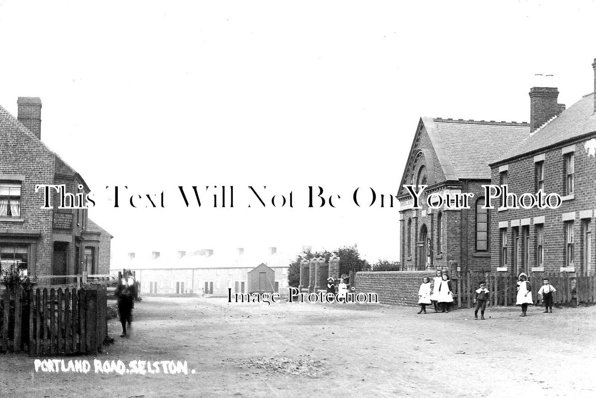 NT 946 - Portland Road, Selston, Nottinghamshire c1908 – JB Archive