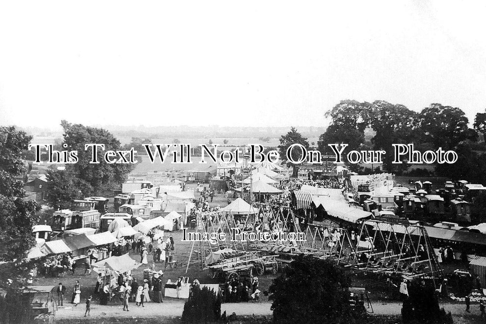 OX 1062 - Witney Feast Fun Fair, Oxfordshire 1904 – JB Archive