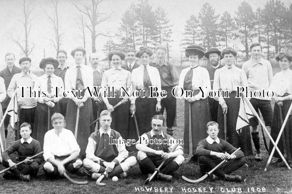 OX 150 - Howbery Hockey Club, Oxfordshire 1908 – JB Archive