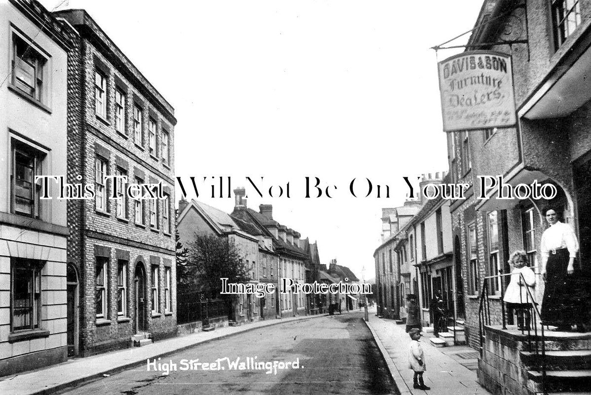 OX 1507 - High Street, Wallingford, Oxfordshire c1910 – JB Archive