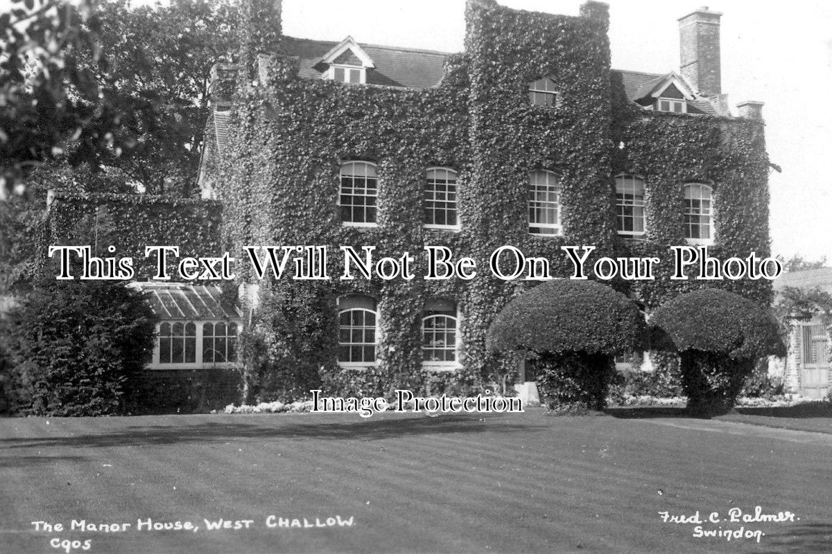 OX 361 - The Manor House, West Challow, Wantage, Oxfordshire c1920 – JB ...