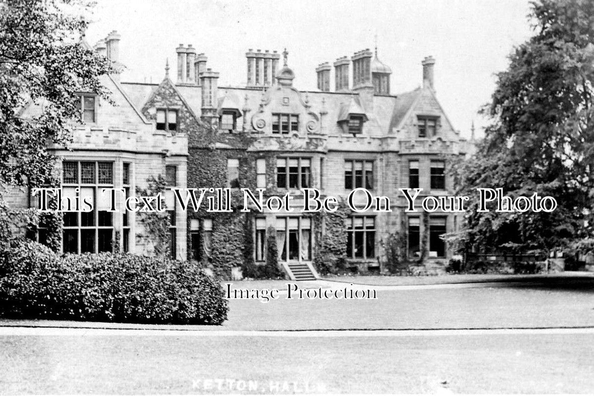 RU 73 - Ketton Hall, Ketton, Rutland c1910 – JB Archive