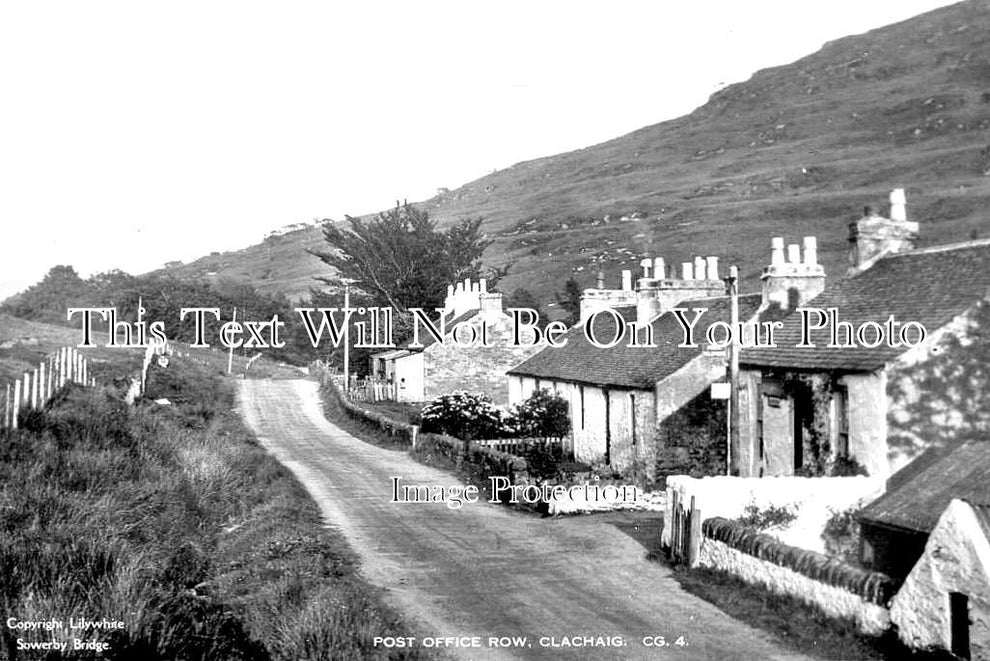 SC 100 - Post Office Row, Clachaig, Scotland – JB Archive