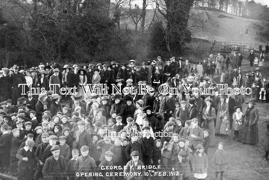 SC 1090 - George V Bridge Opening, Newton Stewart, Scotland c1912 – JB ...