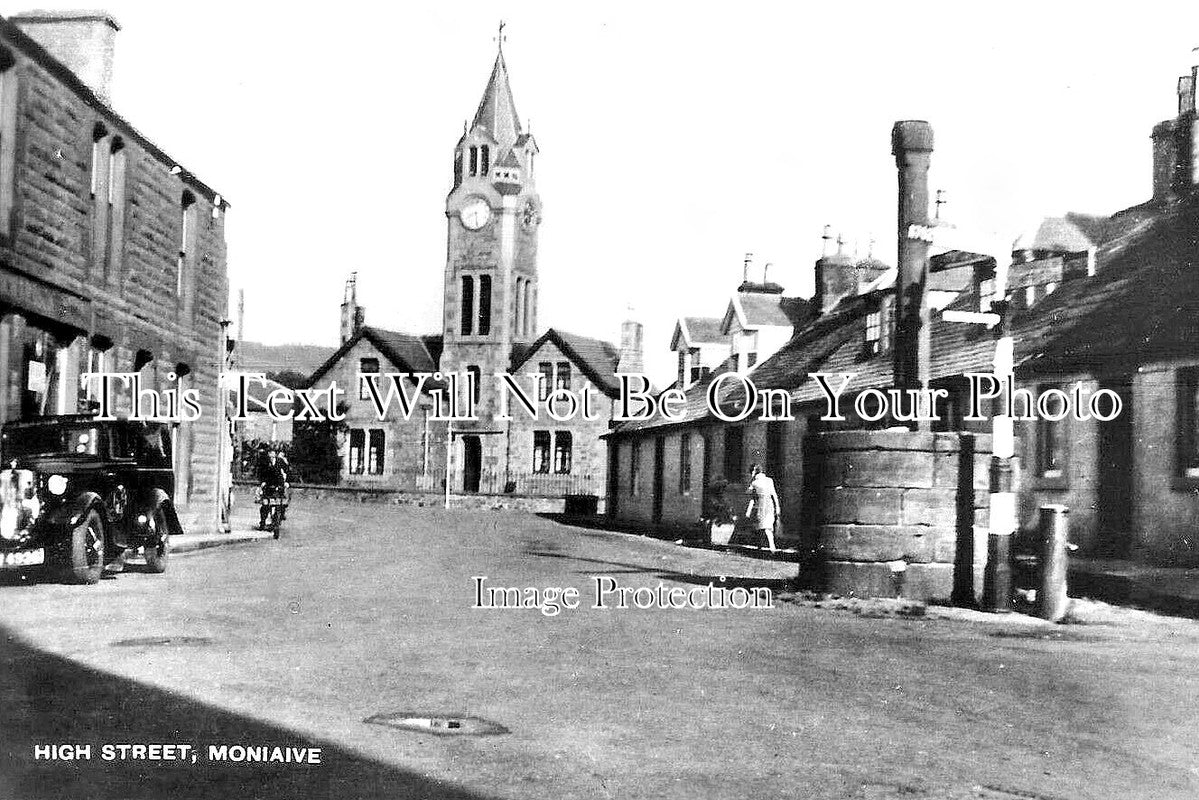 SC 1188 - High Street, Moniaive, Scotland – JB Archive
