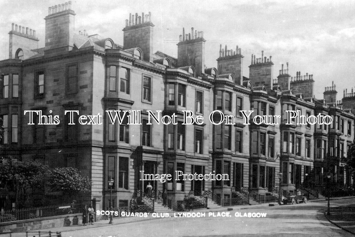 SC 1354 - Scots Guards Club, Lyndoch Place, Glasgow, Scotland – JB Archive