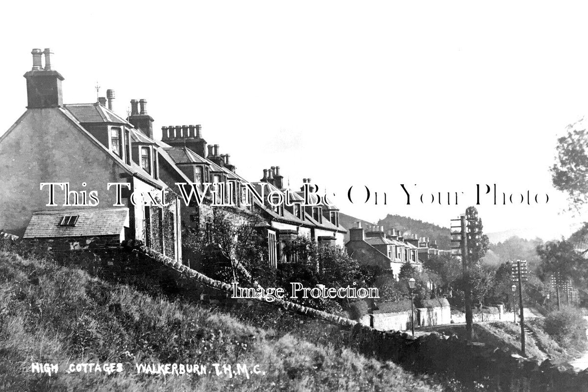 SC 1445 - High Cottages, Walkerburn, Scotland – JB Archive
