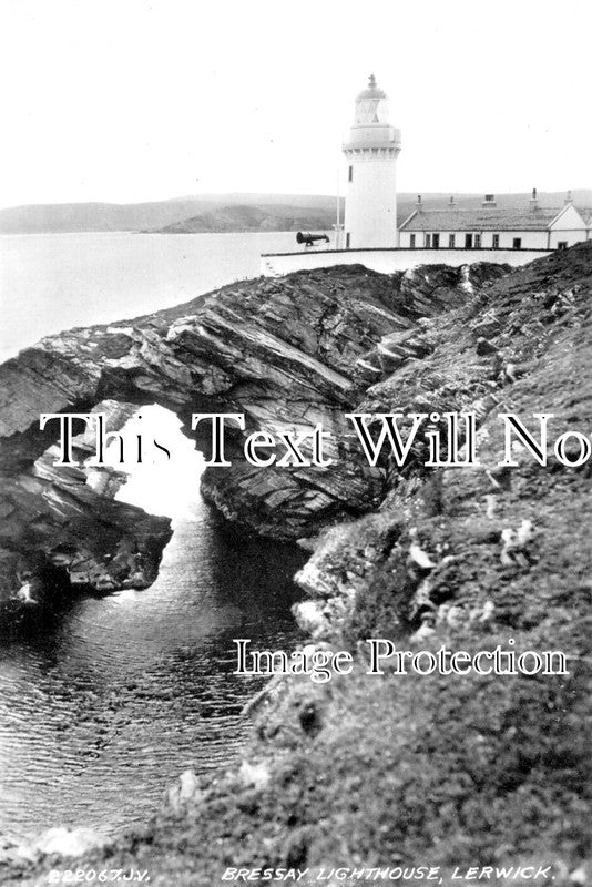 SC 162 - Bressay Lighthouse, Lerwick, Shetlands, Scotland – JB Archive