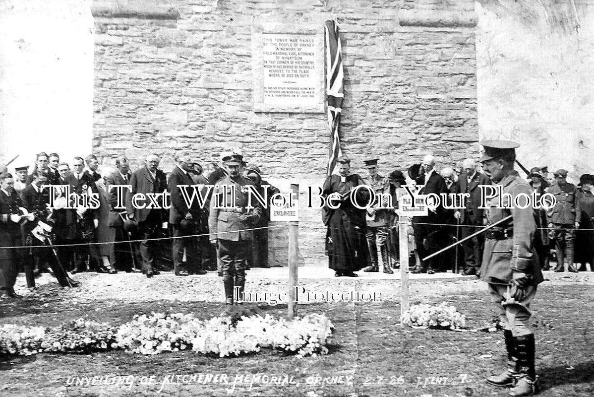 SC 1757 - Unveiling Of Kitchener Memorial, Orkney, Scotland 1926 – JB ...