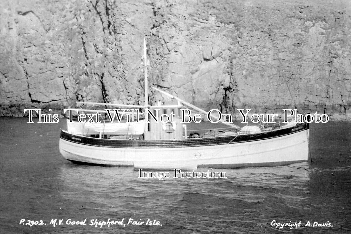 SC 1762 - MV Good Shepherd, Fair Isle, Shetland, Scotland – JB Archive