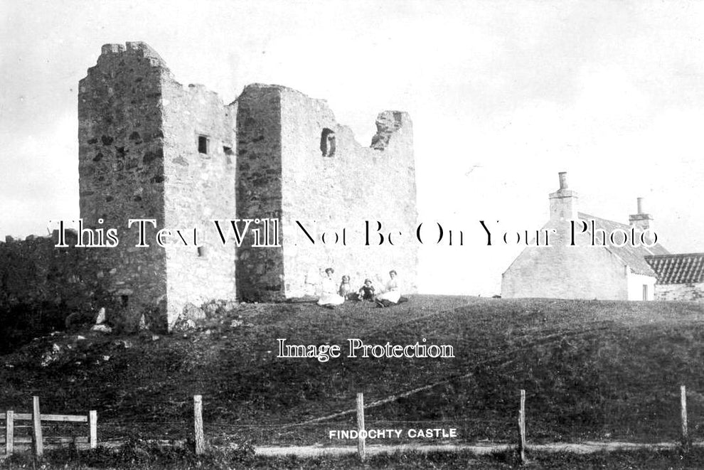 SC 177 - Findochty Castle, Banffshire, Scotland – JB Archive