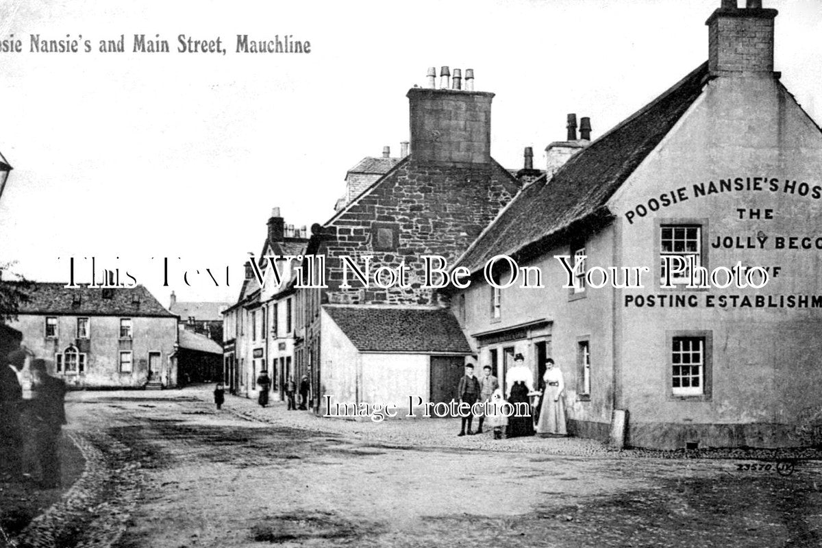 SC 2036 - Poosie Nansies & Main Street, Mauchline, Scotland – JB Archive