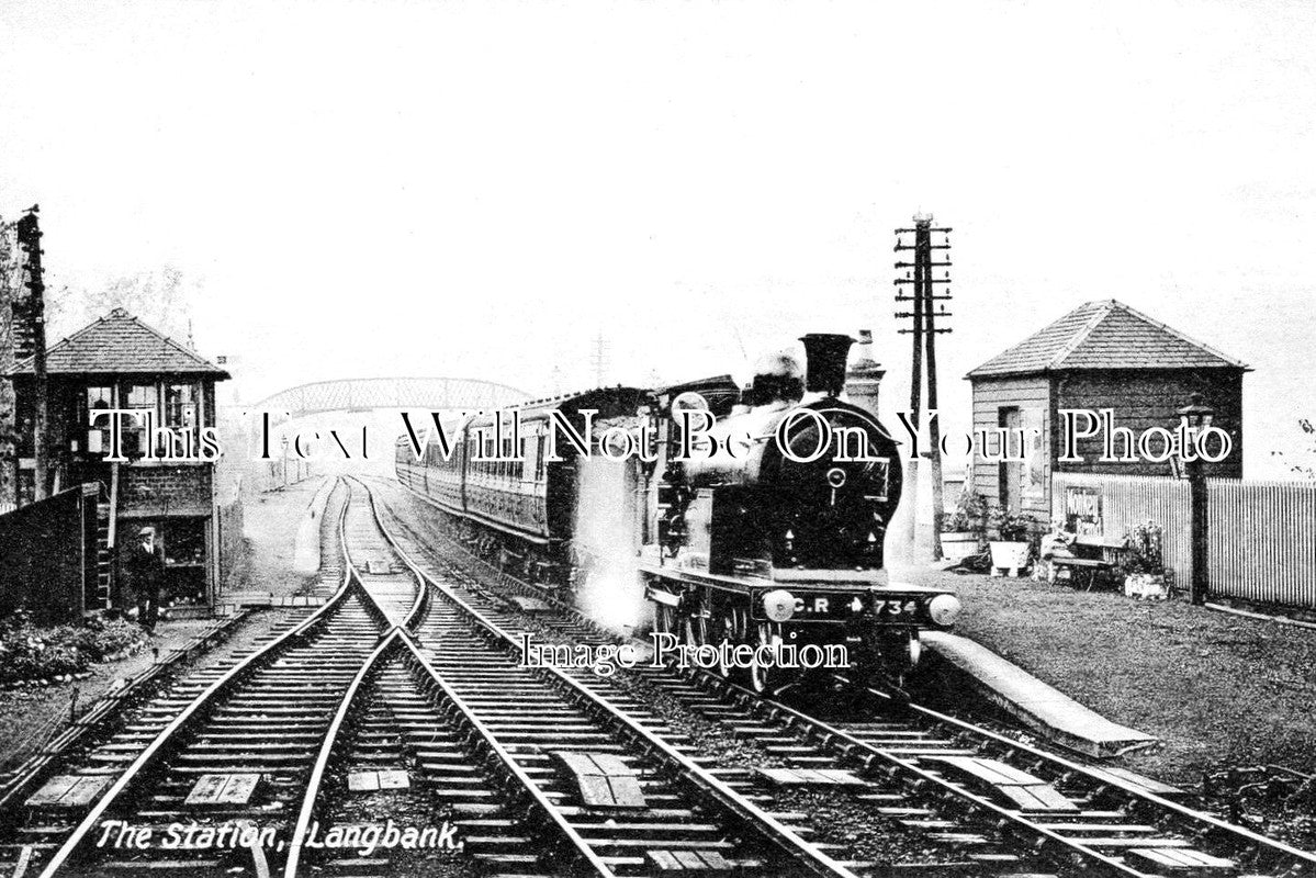 SC 2602 - Langbank Railway Station, Scotland – JB Archive