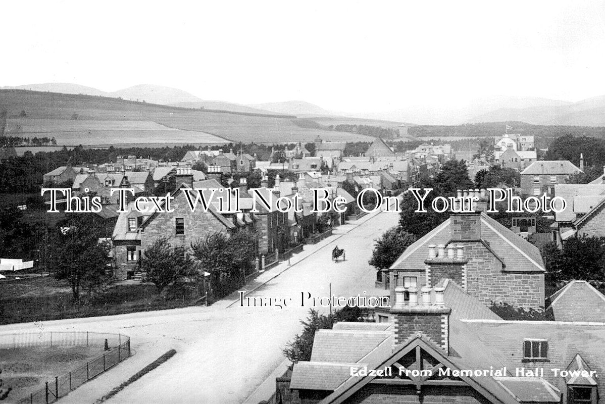 SC 2929 - Edzell From Memorial Hall Tower, Scotland – JB Archive