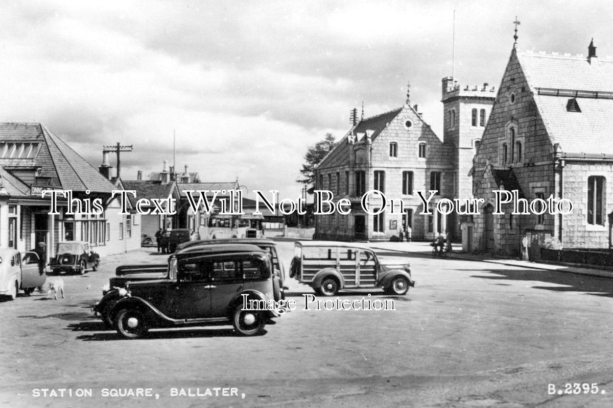 SC 3088 - Station Square, Ballater, Scotland – JB Archive