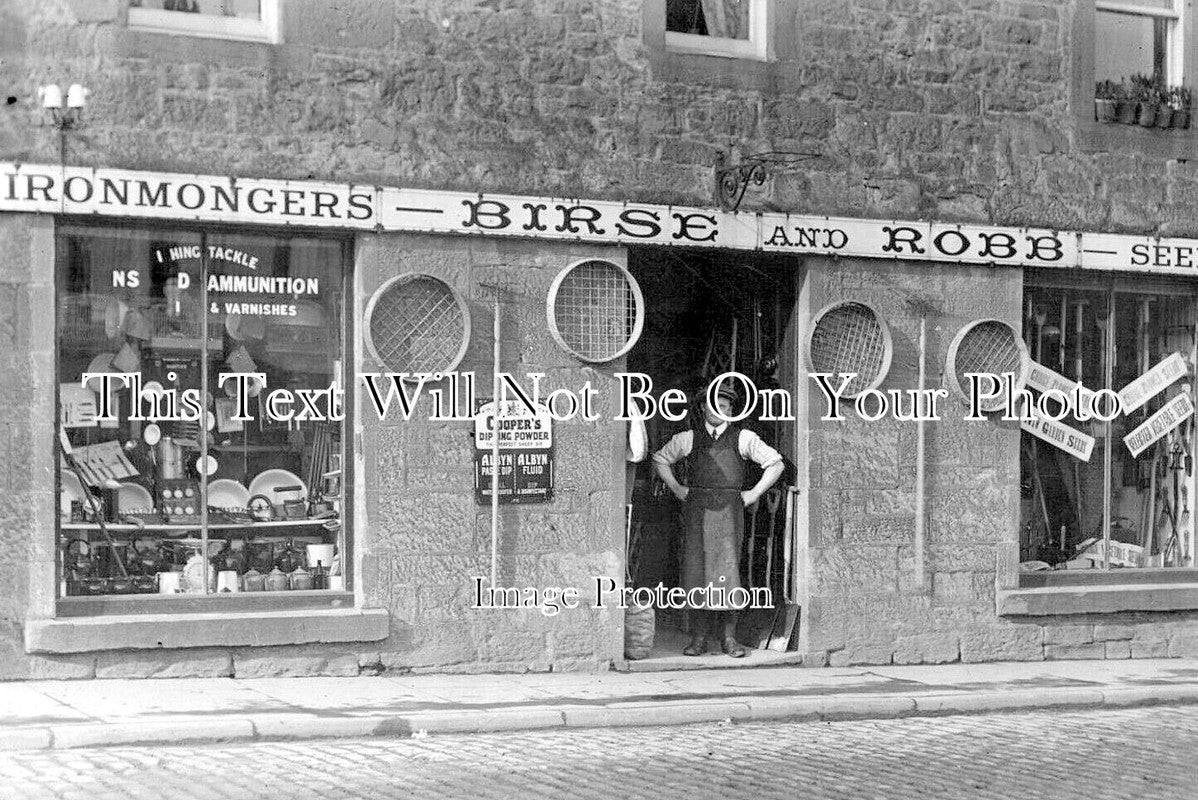 SC 3152 - Birse & Robb Ironmongers, Kirriemuir, Scotland – JB Archive