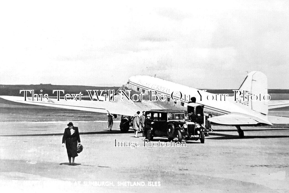 SC 3332 - BEA DC3 Aircraft At Sumburgh, Shetland Isles, Scotland – JB ...