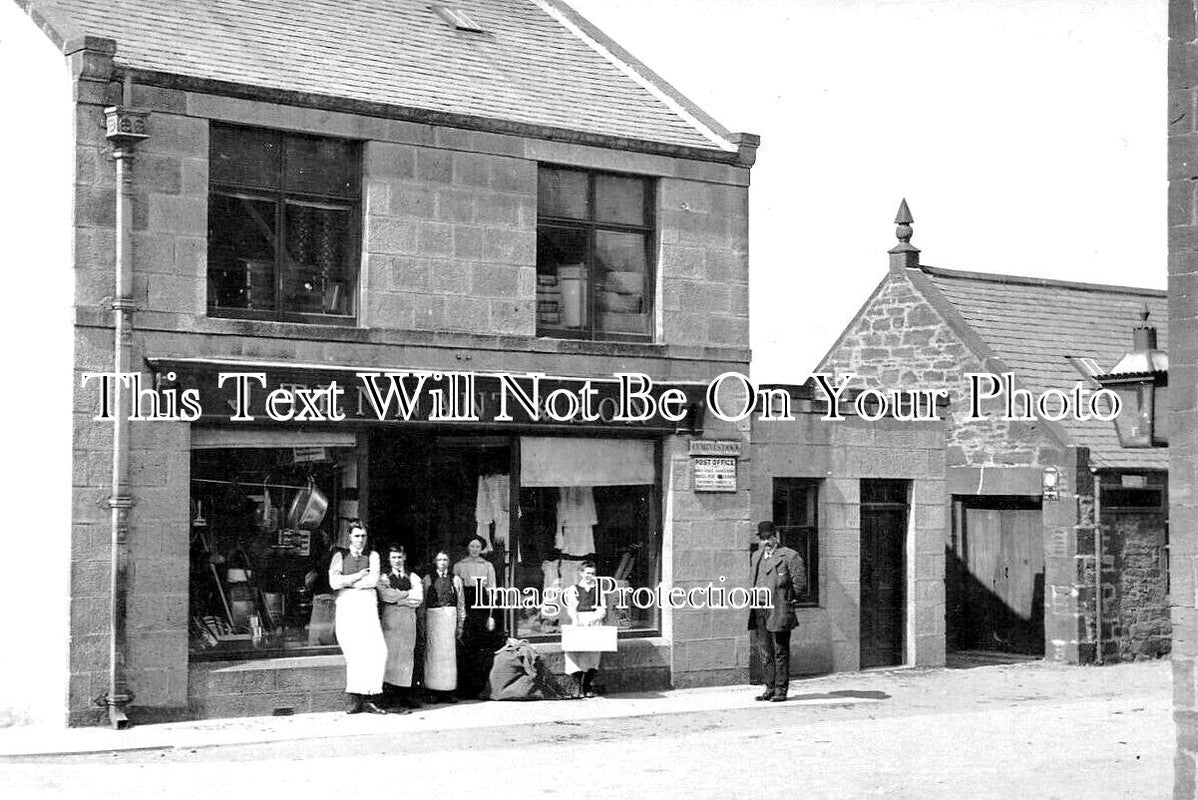 SC 356 - Cuminestown Post Office, Aberdeenshire, Scotland c1910 – JB ...