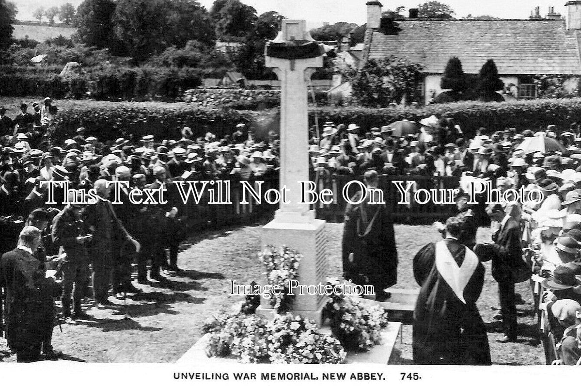SC 3603 - Unveiling New Abbey War Memorial, Scotland – JB Archive
