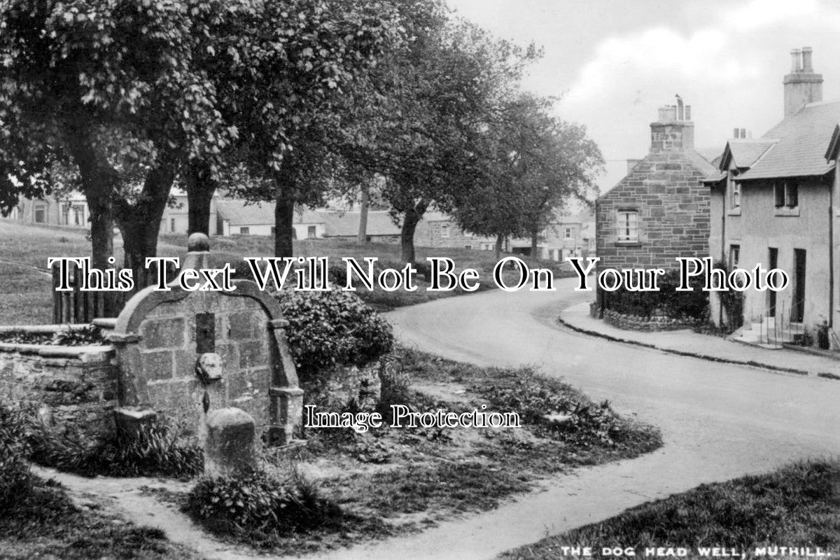 SC 4212 - The Dog Head Well, Muthill, Perthshire, Scotland – JB Archive
