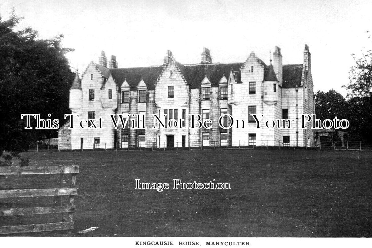 SC 4302 - Kingcausie House, Maryculter, Aberdeen, Scotland c1910 – JB ...