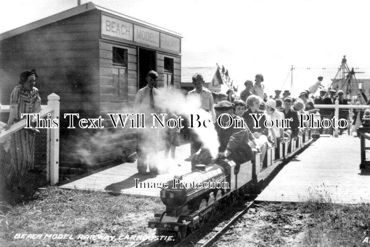 SC 4317 - Beach Model Railway, Carnoustie, Scotland c1935 – JB Archive