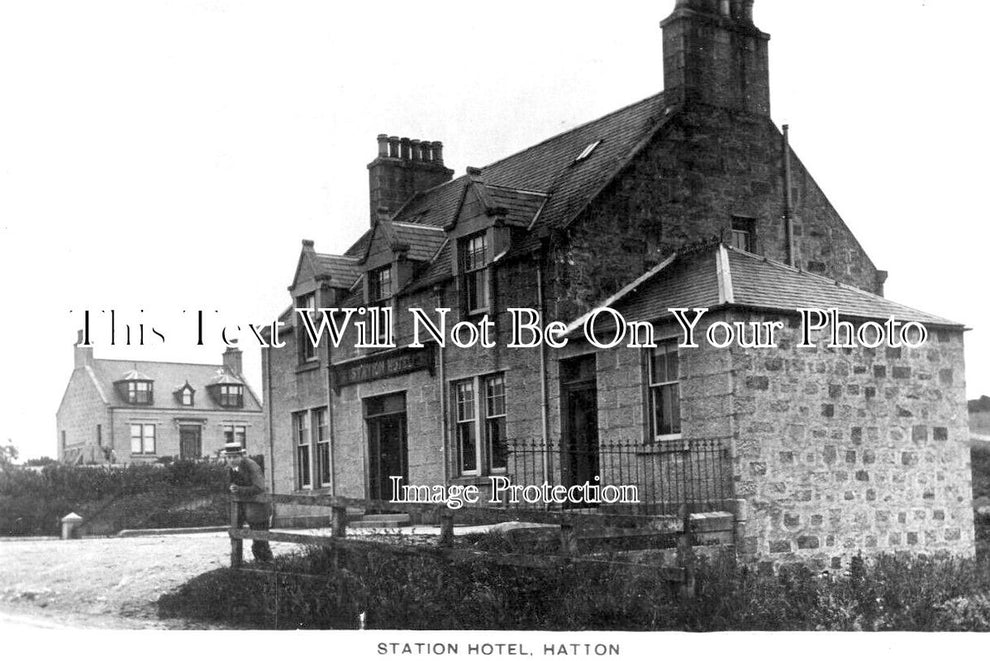 SC 467 - Station Hotel, Hatton, Aberdeenshire, Scotland c1910 – JB Archive