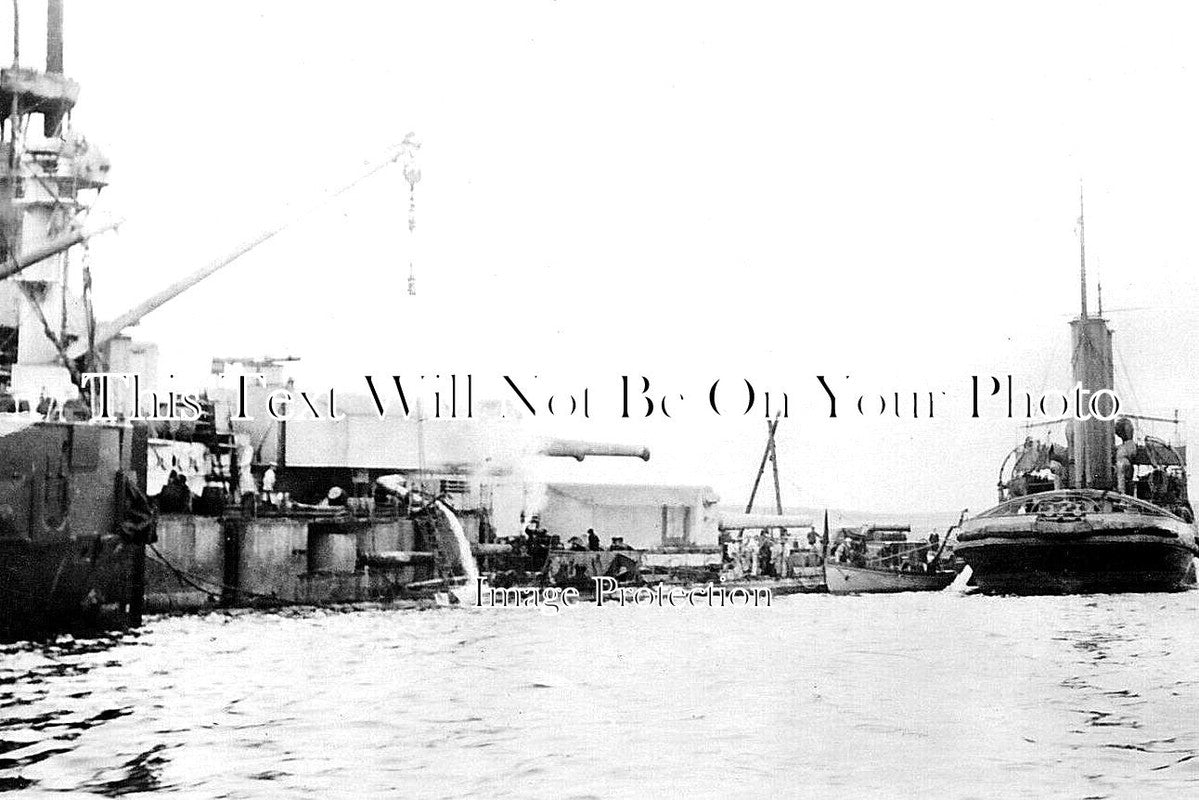 SC 544 - Salvage On German Battleship Baden, Scapa Flow, Orkney 1919 ...