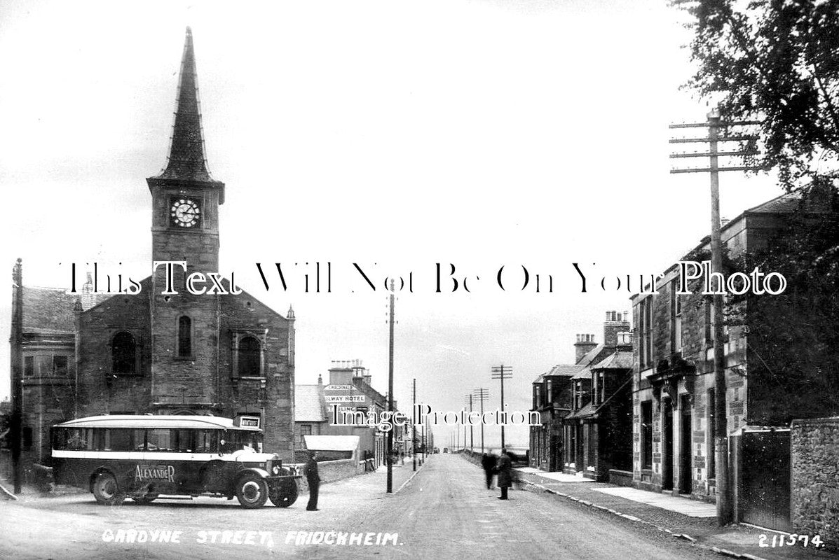 SC 552 - Gardyne Street, Friockheim, Angus, Scotland c1930 – JB Archive