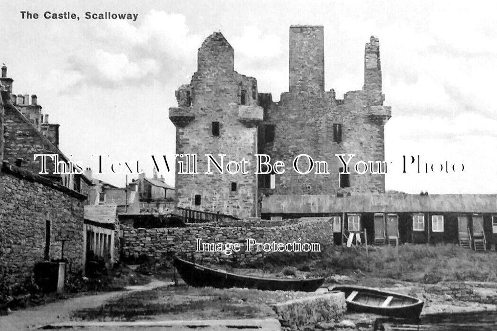 SC 791 - The Castle, Scalloway, Scotland – JB Archive