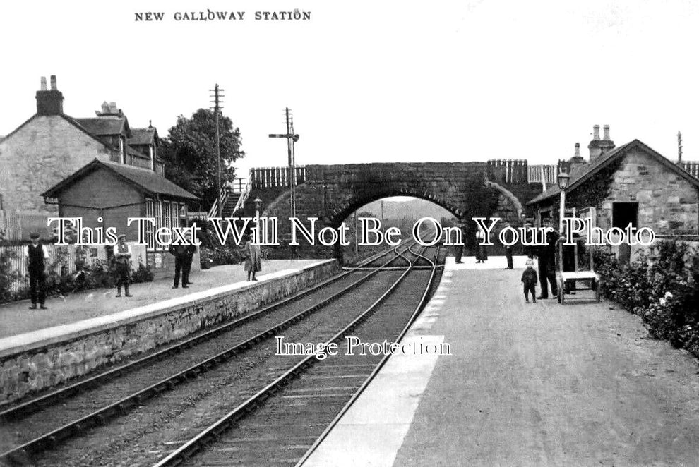 SC 799 - New Galloway Railway Station, Scotland – JB Archive