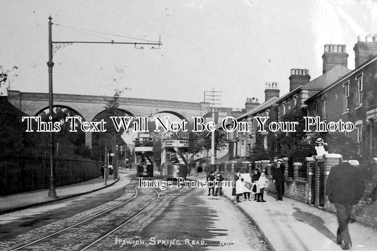 SF 232 - Spring Road Viaduct, Ipswich, Suffolk c1908 – JB Archive