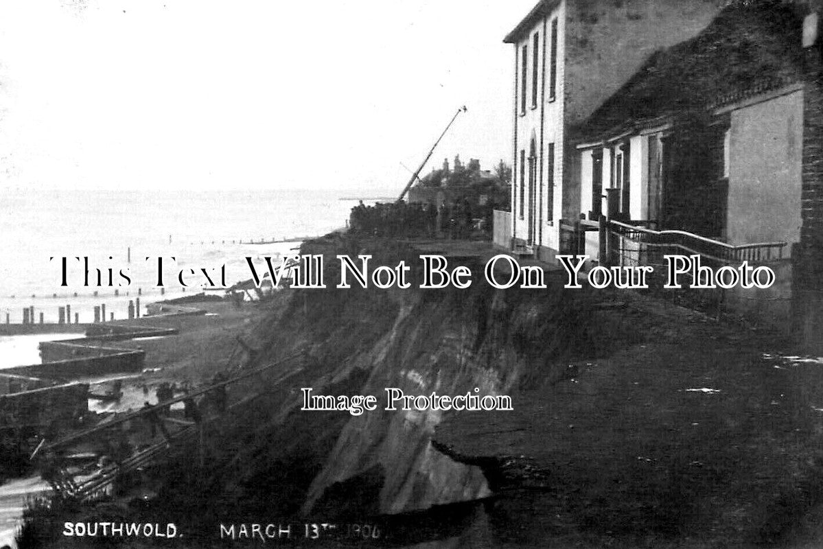 SF 2784 - Southwold Storm Damage, Cliff Erosion, Suffolk 1906 – JB Archive