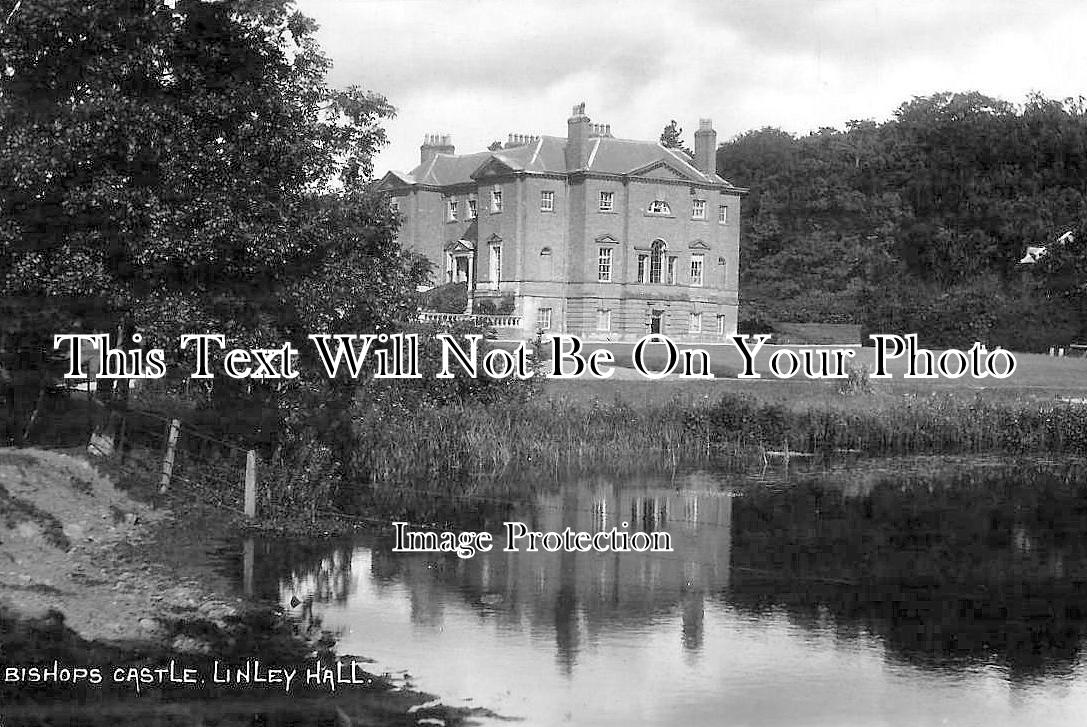 SH 1028 - Linley Hall, Bishops Castle, Shropshire c1924 – JB Archive
