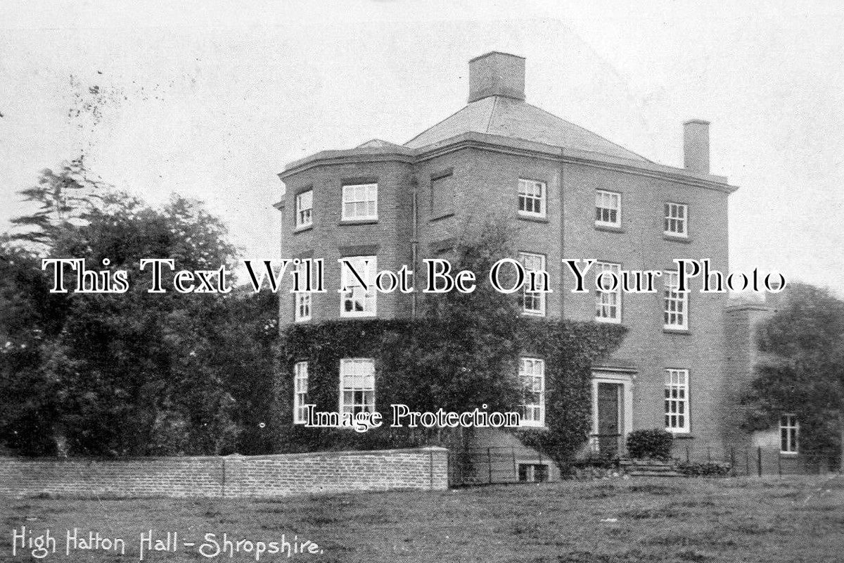 SH 225 - High Hatton Hall, Shropshire – JB Archive