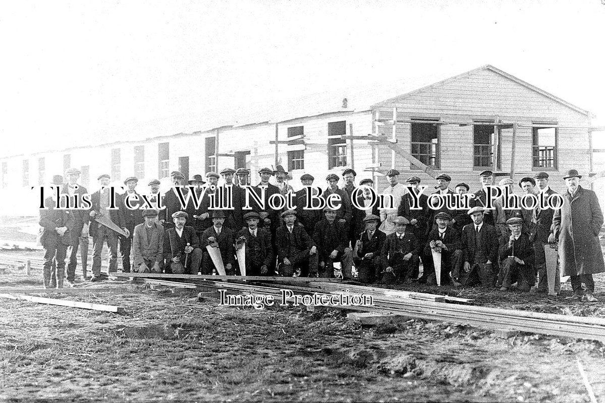 SH 394 - Prees Heath, Building The Army Camp, Shropshire – JB Archive