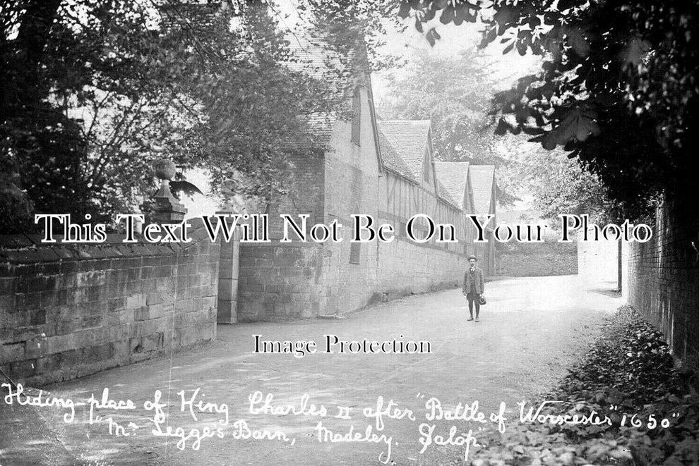 SH 880 - King Charles Hiding Place, Legges Barn, Madeley, Salop, Shrop ...