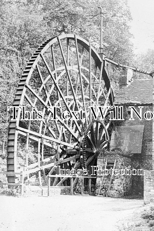 SH 973 - The Big Water Wheel & Mill, Ironbridge, Shropshire – JB Archive