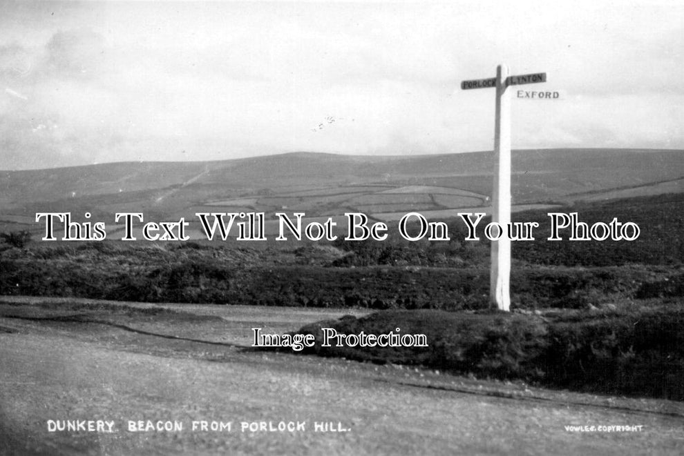 SO 168 - Dunkery Beacon From Porlock Hill, Somerset – JB Archive
