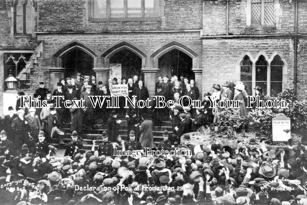 SO 2392 - Declaration Of Poll Election Results, Frome, Somerset – JB ...