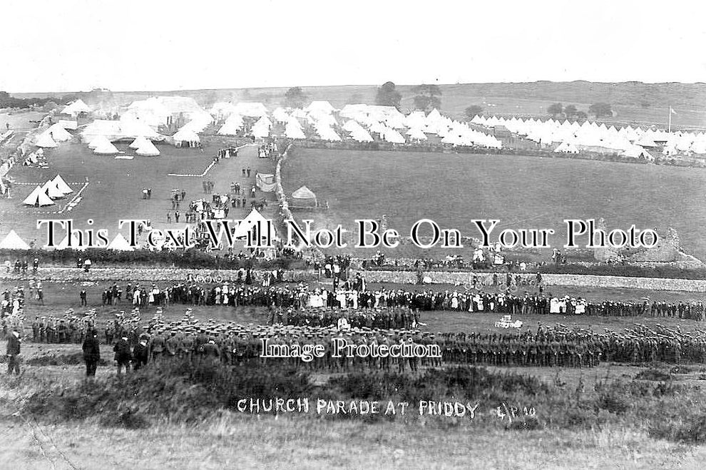 SO 2509 - Church Parade, Priddy Military Camp, Somerset 1910 – JB Archive